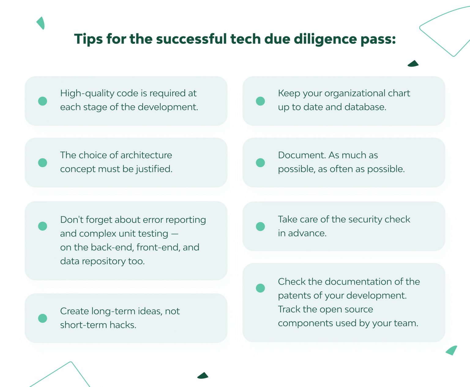 Technical Due Diligence: Meaning, Process and Checklist | DjangoStars