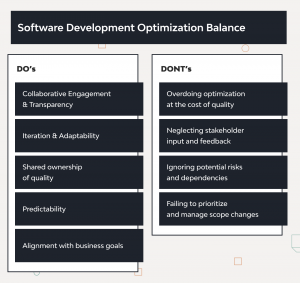 Software Product Development Optimization